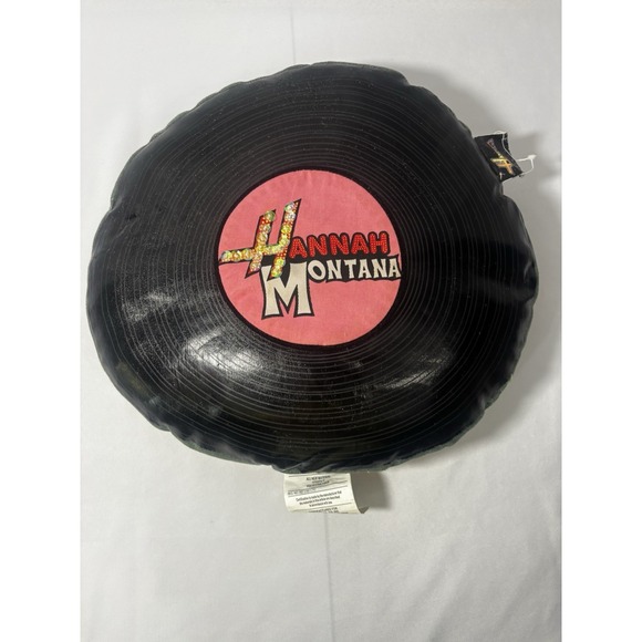Disney | Holiday | Rare Hannah Montana Pillow Squishy Vinyl Record Look ...